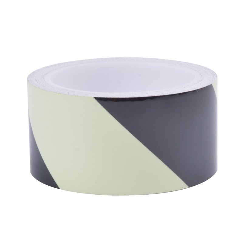 50mm Glow In The Dark Floor Marking Tape Photoluminescent Waterproof High Energy