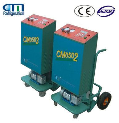 Trolley Type Oil Less Automotive A/C Machine For R22 / R134a / R407c / R410a