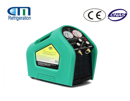 Portable Gas Recovery Machine with 120kg/h Liquid Recovery Rate 1/2HP Oil Less Compressor