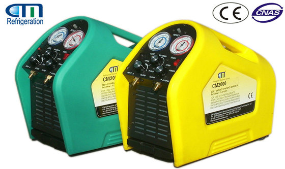 Oil Less Piston Compressor Auto Refrigerant Recovery Unit  for CFC / HCFC / HFC
