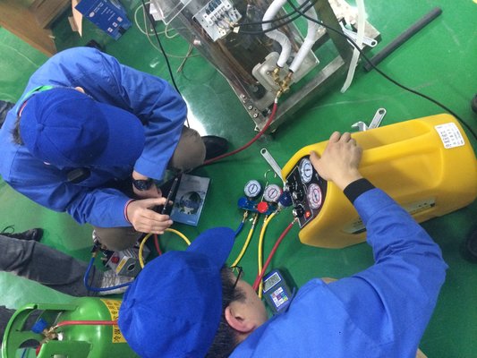 Portable Refrigerant Reclaim Pump , CFC / HCFC / HFC HVAC Recovery Machines