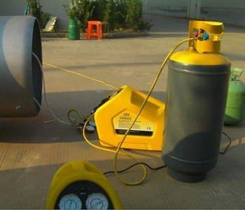 Portable Refrigerant Reclaim Pump , CFC / HCFC / HFC HVAC Recovery Machines