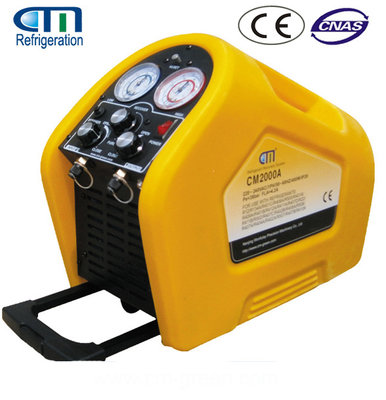 Portable Refrigerant Reclaim Pump , CFC / HCFC / HFC HVAC Recovery Machines
