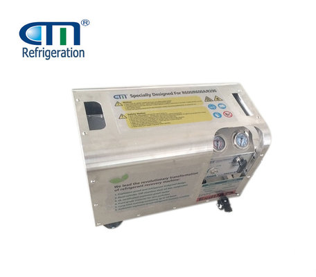 R290 Explosion Proof Recovery Pump , HC Oil Less Refrigerant Recovery Machine