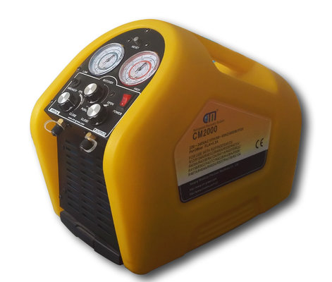 R22 / R410A / R134A Oil Less Compressor Portable Refrigerant Recovery Machine for cooling system