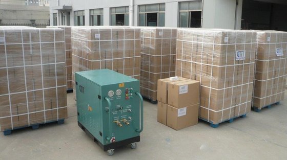 CFC / HCFC / HFC Industrial Refrigerant Recovery Machine , A/C Recharge Machine