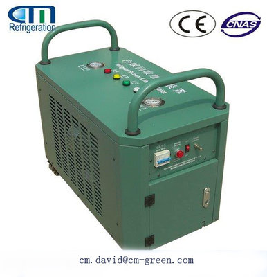 HCFC R407C R22 Refrigerant Recovery Equipment With 2HP Oil Less Compressor