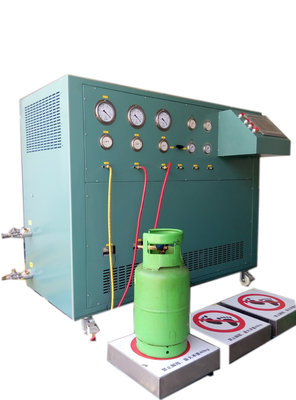 1.5 HP Oil Less Refrigerant Refilling Machine High Accuracy , 6 kg / min Filling Rate