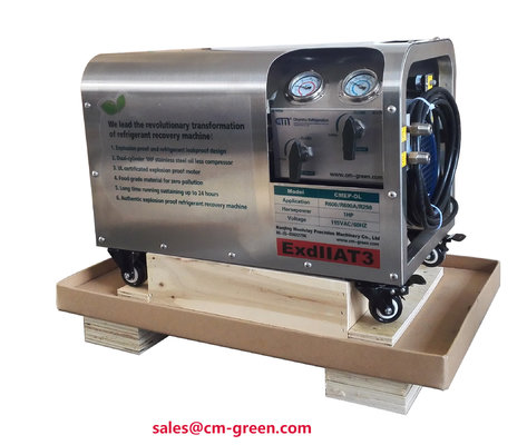 R290 / R600A / R600 Metal Explosion Proof HC Refrigerant Recovery Pump for refrigeration system