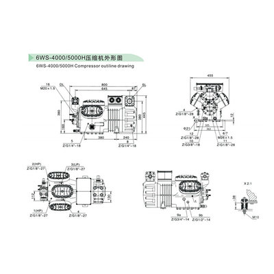 Компрессор D6DT4-300x-AWM/DWM рефрижерации Copeland Semi герметичный