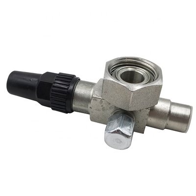 La valve Tecumseh de compresseur du réfrigérateur KBV06 remplissent de combustible la valve coupée