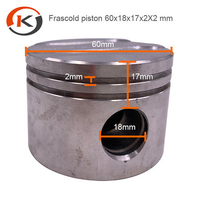 Pistón de aluminio hermético 60m m de los recambios del compresor de Frascold