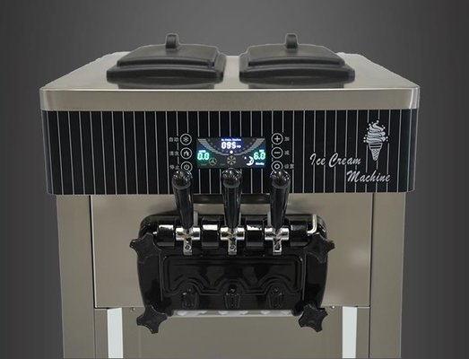 Floor style 2+1 mix flavor stainless steel ice cream machine supplier