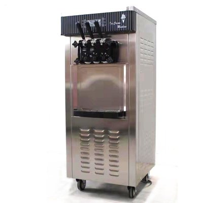 Three flavor table top commercial stainless steel soft serve ice cream maker machine   WT008613824555378 supplier