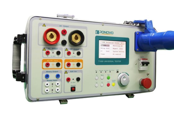 Ponovo T1000 Primary Injection Test Set for different types of relays