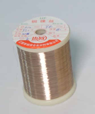 Alloy Material Copper Nickel Alloy Wire Components For Heating Cable And Pad Electric Resistance Wire