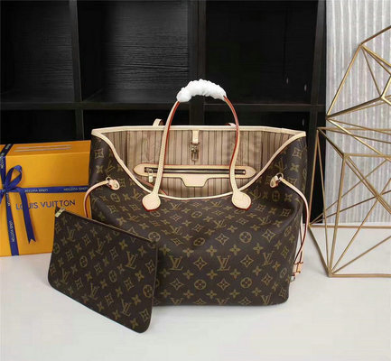 Replica Louis Vuitton Handbags,Wholesale Cheap Louis Vuitton Neverfull MM Monogram Canvas Women Handbags for Sale