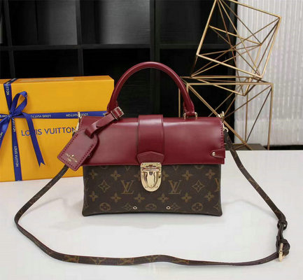 AAA Louis Vuitton Handbags,Cheap AAA Louis Vuitton One Handle Flap Bag MM Monogram Canvas Handbag