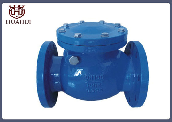 DN50 Ductile Iron Flanged Check Valve Swing Type Brass Seat DIN Standard