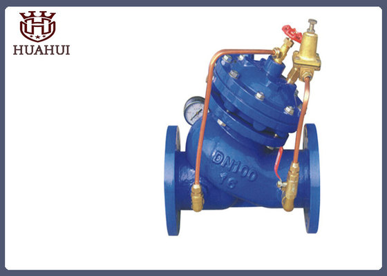 Pressure Reducing Stainless Steel Control Valve Double Flange Corrosion Proof