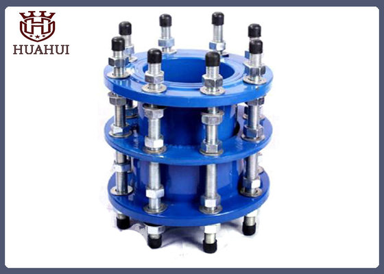 Ductile Iron Stainless Steel Flexible Joint Pipe Fittings With Zinc Bolts