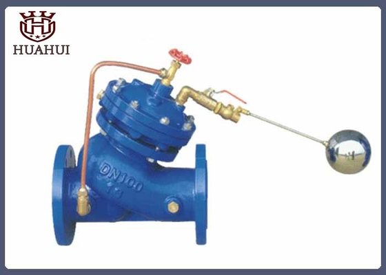 Durable Ductile Iron Float Control Valve 24 Inch Y Type With Float Ball