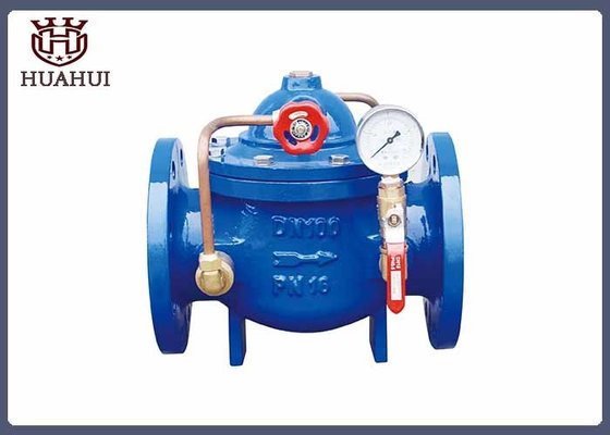 Slow Closing Hydraulic Control Valve Blue Color 32" Explosion - Proof Type