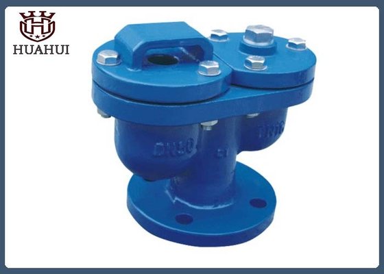 Blue Color Safety Air Relief Valve , Double Orifice Valve Epoxy Painting