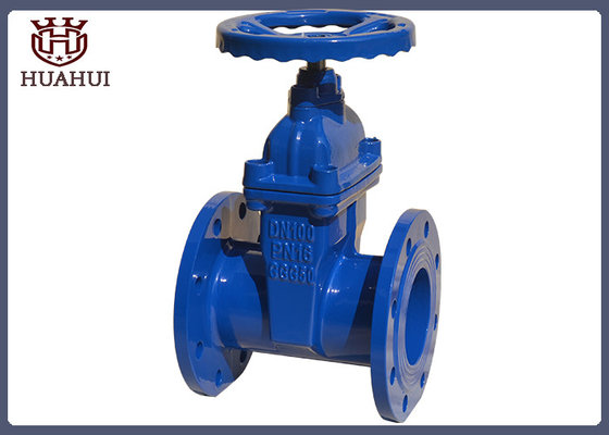 Resilient seated gate valve with handwheel ss410 stem BS5163 / DIN3352 F4