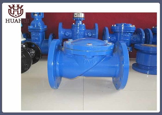 Water Rubber Flapper Check Valve , Resilient Seated Check Valve Ss Bolt Nut