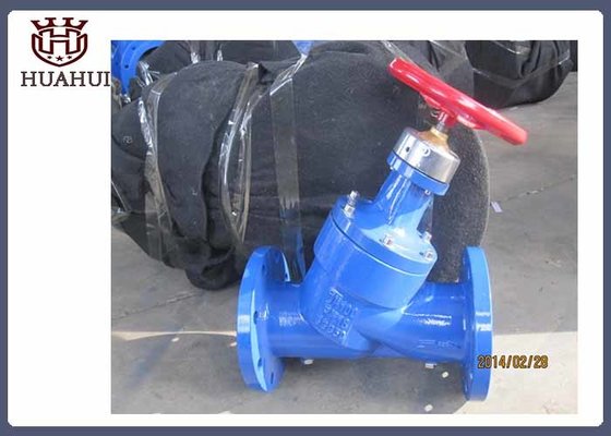 Stainless Steel Spring Balanced Control Valve Red Handwheel For Water