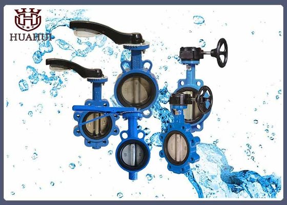 Handwheel 8" High Performance Butterfly Valves Gearbox With Stainless Steel Disc
