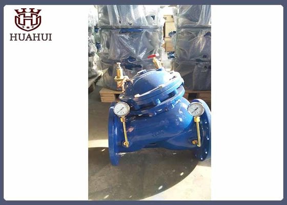 Cast Iron Hydraulic Control Valve Pressure Reducing Y Type Body Brass Seat