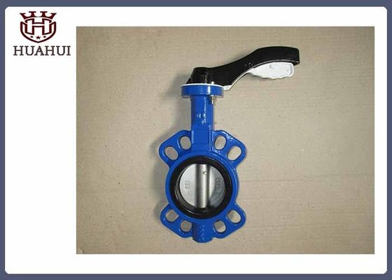 Stainless Steel Wafer Butterfly Valve 12 Inch Handle Type With Ss304 Disc