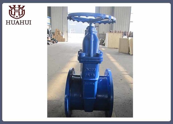 Double flange handwheel type resilient seated gate valve DI gland