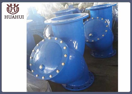 Ductile Iron 24 Inch Y Strainers For Water , Inline Y Strainer Anti Corrosion
