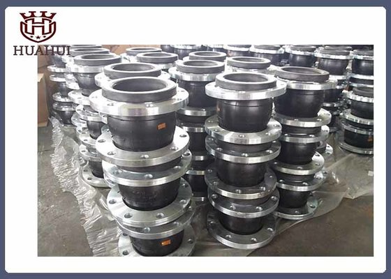 DIN Standard Pipework Expansion Joints , Rubber Type Flanged Expansion Joint