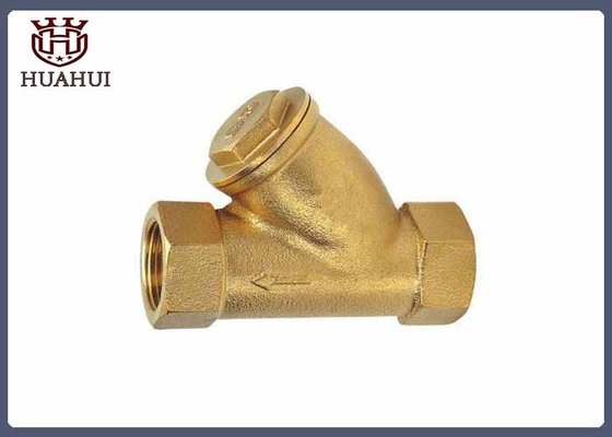 Female Thread Brass Y Type Strainer Fitting SS304 Filter DN20 BSPT Screw