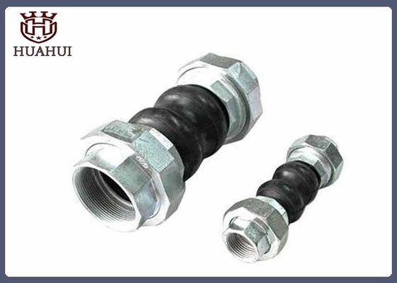 Screw BSPT Flexible Rubber Expansion Joint , Epdm Expansion Joint Cast Steel