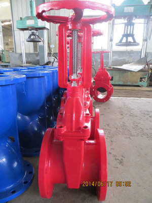 Stainless Steel Stem Flanged Gate Valve 12" Size With AWWA C4509 Standard