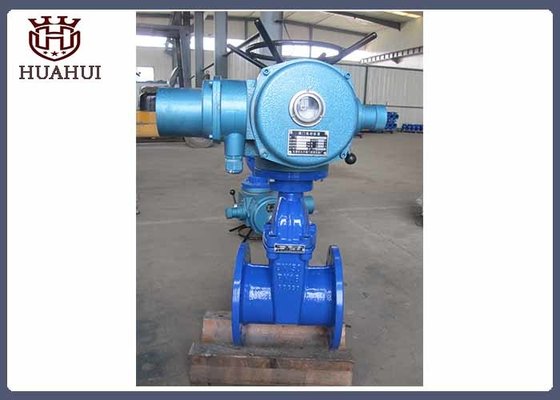 Electric Resilient Seated Gate Valve Double Flange Type Ductile Iron DN1200
