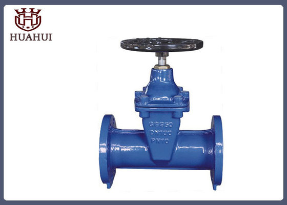 Brass Gland 2 Inch Gate Valve , Fine Iron Stop Gate Valve With Black Handwheel