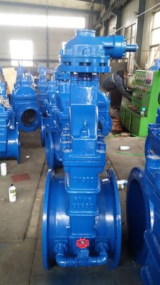 Gearbox Operation Resilient Seated Gate Valve Stainless Steel CE Certification