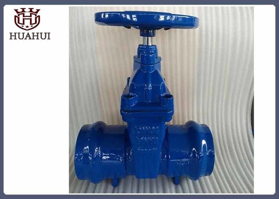Socketed en PVC pipe resilient seated gate valve brass seal handwheel type