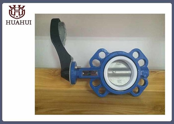 Resilient 4'' Wafer Butterfly Valve Motor Operated Centric Type With SS420 Stem