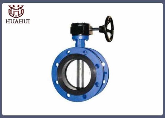 Stainless Steel Flanged Butterfly Valve Gearbox Type 2 Inch With EPDM Seat