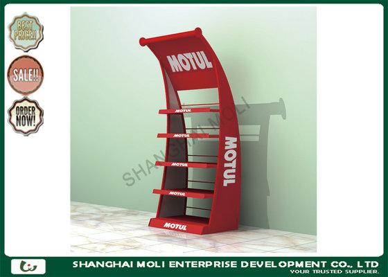 China Store Displays Stands Oil Display Rack Metal Shelves In Shops Customized distributor