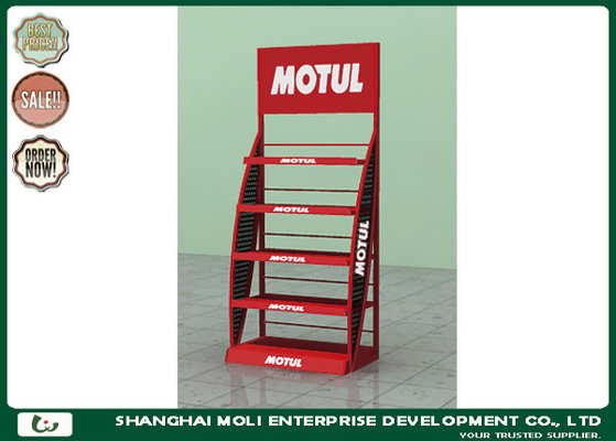 China Five Layers Metal Big Display Rack Topper Logo Sticker Acrylic distributor