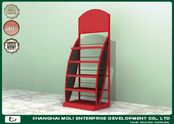 China Metal Display Rack With Four Layers POP Promotional Displays In Supermarket distributor