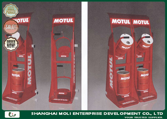Best OEM ODM Oil Display Rack Disassembled Flat Safe Package 750W * 450D * 1800H mm